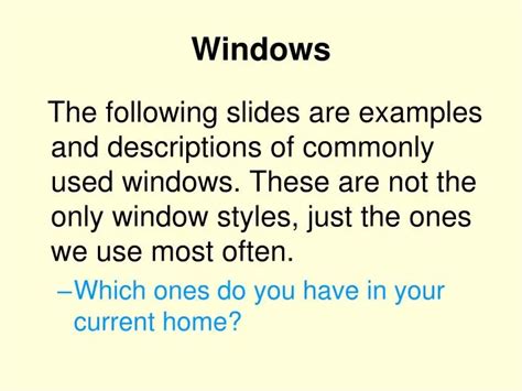 PPT Windows PowerPoint Presentation Free Download ID 5406528