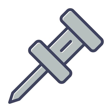 Pushpin Vector Icon 36922168 Vector Art At Vecteezy
