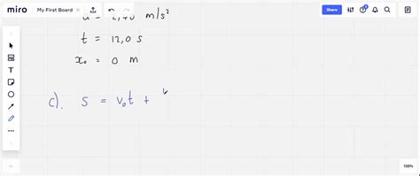 Solved While Entering A Freeway A Car Accelerates From Rest At A Rate