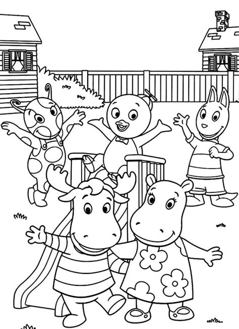 Desenhos Dos Backyardigans Para Colorir Desenhos Imprimir