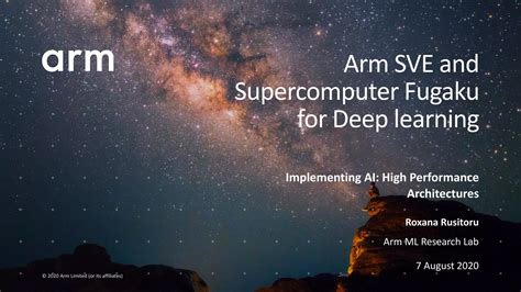 Implementing Ai High Performance Architectures Arm Sve And Supercomputer Fugaku For Deep