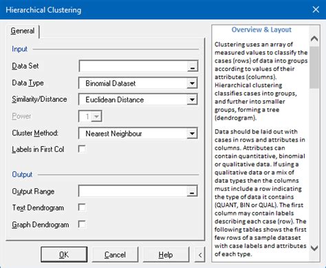 Statistixl Hierarchical Clustering