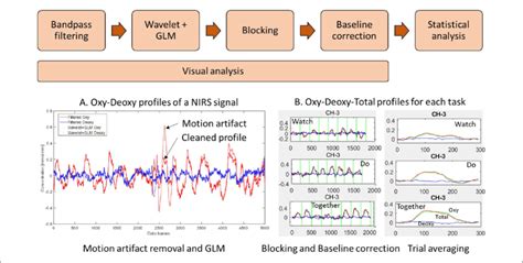 Data Processing Workflow A Filter Wavelet And General Linear