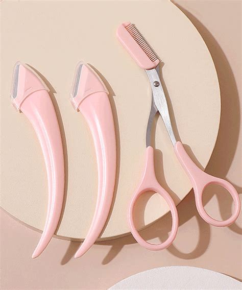 2눈썹칼1눈썹가위상처없이 안전하게 눈썹정리 키트 도구세트 뷰티 눈썹숱 다듬기 숱가위 빗달린가위눈썹칼2p 에이블리