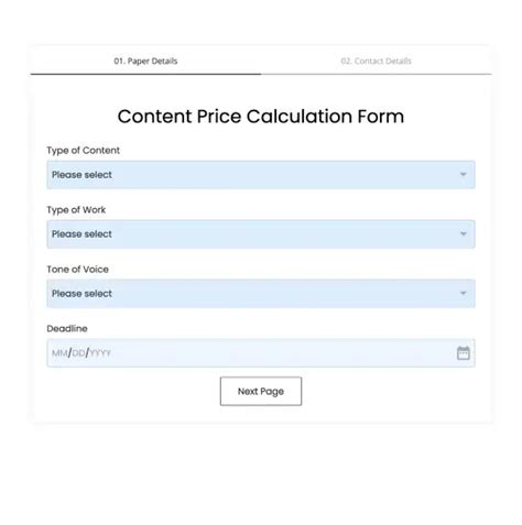 Forms With Calculations FormBuilder