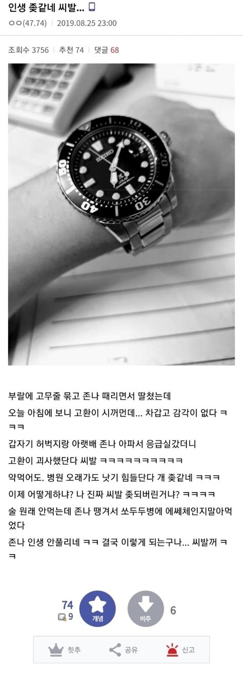 X랄에 고무줄 묶고 자위한 디시인 유머 움짤 이슈 에펨코리아