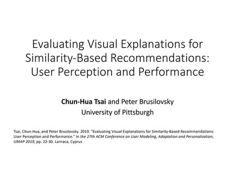 umap 2019 talk evaluating visual explanations for similarity based