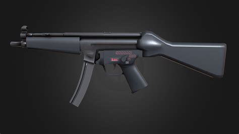 Stylized Mp5 Download Free 3d Model By Stefan Stefanhagewoud