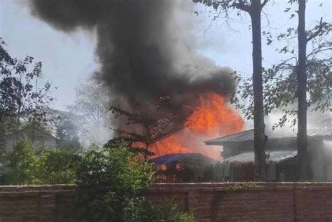 အုတ်ဖိုမြိုရှိ စရဖရုံးကို မီးလောင်ဗုံးဖြင့် တိုက်ခိုက်မှု စရဖ အရာရှိ ၁