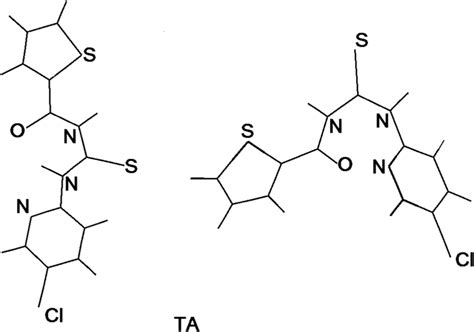 The Two Conformer Types Of The Ta Download Scientific Diagram