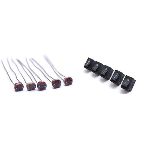 Electronic Spices PCS Photoresistor LDR CDS Mm Light Dependent Resistor Sensor