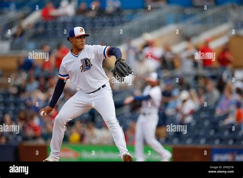 Durham Nc Durham Bulls Starting Pitcher Taj Bradley 26 Delivers A