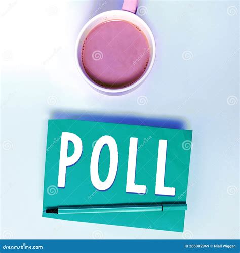 Handwriting Text Poll Business Approach Record Of The Number Of Votes Cast In An Election