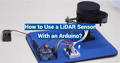 how to use a lidar sensor with an arduino technetron electronics