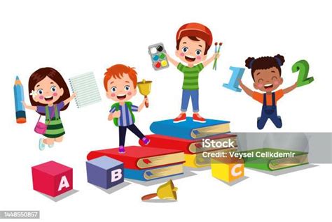 Abc 블록 Abc 문자를 가진 귀여운 아이들의 벡터 그림 개념에 대한 스톡 벡터 아트 및 기타 이미지 개념 개념과 주제 개발 Istock