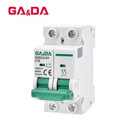 Best Quality Mcb 2p 16a 6ka 1000v Dc Mini Mcb Miniature Circuit