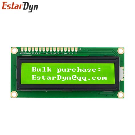 Module LCD écran vert LCD avec x caractères Module d affichage V code blanc