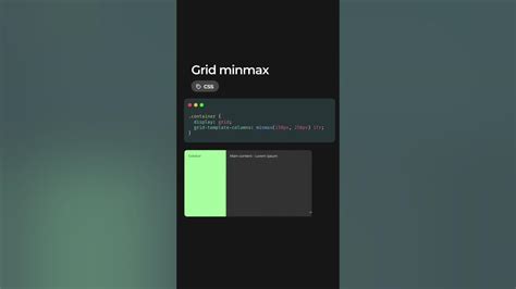 🖥️ Master Css3 Grid Minmax In 60 Seconds 🚀shorts Coding