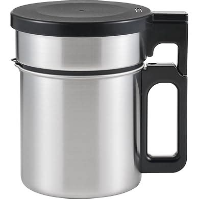 Amazon パナソニック 天ぷら油クリーナー レッツフライ 2ポットタイプ グレー Tk801p H パナソニック