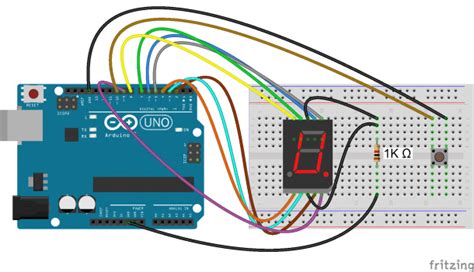Как подключить 7 сегментный дисплей на Arduino