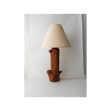 Medium Wood Log Lamp The Heirloom House