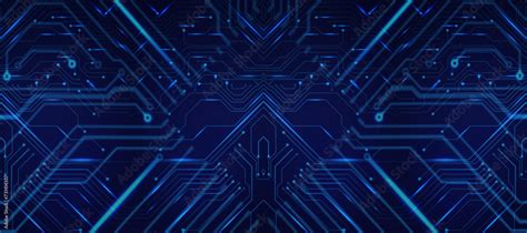 Mechatronic Digital Background Circuit Board Background Wireframe