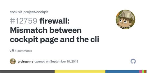 Firewall Mismatch Between Cockpit Page And The Cli · Issue 12759