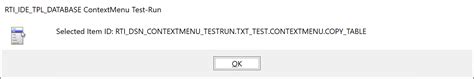 Context Menu Updates Building OpenInsight
