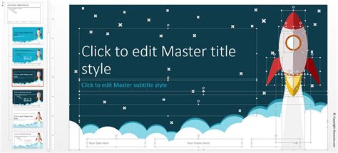 Rocket PowerPoint Template Showeet