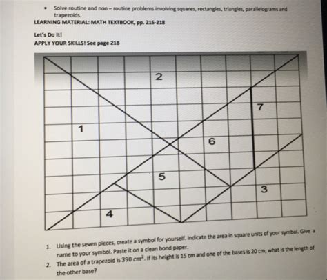 Solved Solve Routine And Non Routine Problems Involving Squares