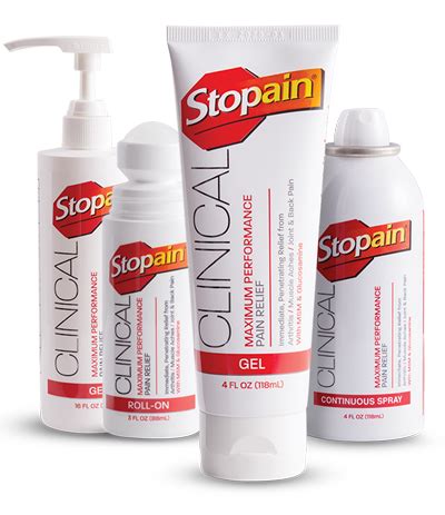 Stopain Clinical Products