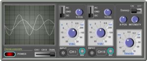 Simulation Manual Virtual Oscilloscope Physics Zone