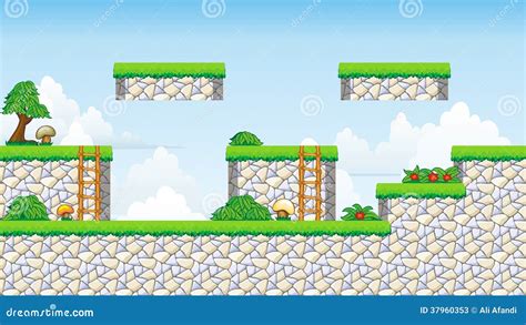 Platform Game Background
