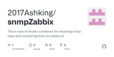 Github 2017ashkingsnmpzabbix This Is Repo Of Docker Containers For Receiving Snmp Traps And