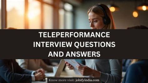 Teleperformance Interview Questions And Answers For Fresher With Pdf