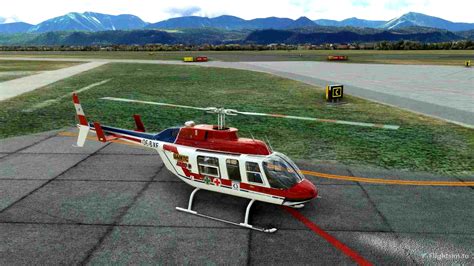 Bell Long Ranger 206l Cowansim För Microsoft Flight Simulator Msfs