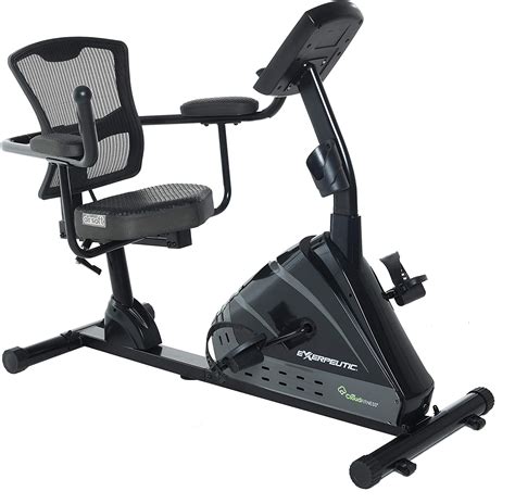 Exerpeutic 5000 Recumbent Exercise Bike With Airsoft Seat 24