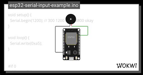 Esp32 Serial Input Example Ino Copy Wokwi ESP32 STM32 Arduino Simulator
