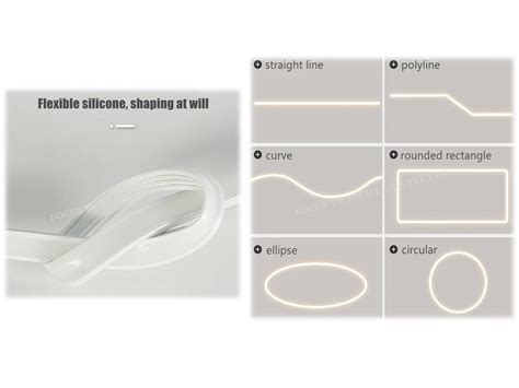 Flexible Silicone Cover Diffuser For For Led Strip Suitable For 8mm 1 Focus De Lightings Pte Ltd