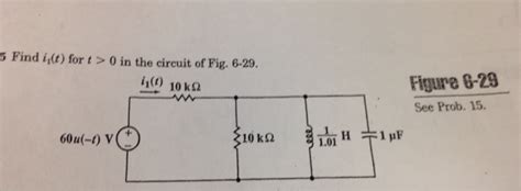 solved 5 find i1 t for t 0 in the circuit of fig 6 29