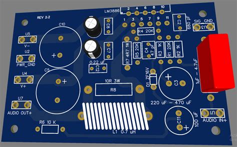 Yet Another Lm3886 Gainclone Pcb Based On Diyaudio