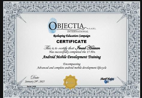 Imad Hassan On Linkedin Certificate In Android Development With Kotlin