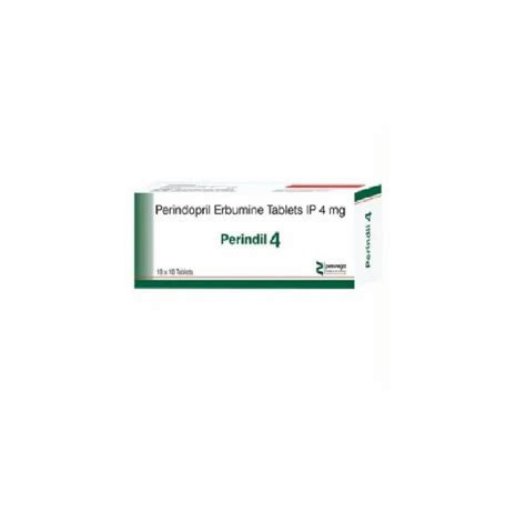 Perindopril 4mg Tablets At Rs 300box पेरिन्डोप्रिल In Nagpur Id