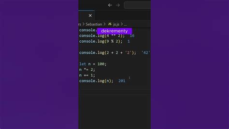 Podstawowe Operatory W Javascript Programowanie Programista Frontend