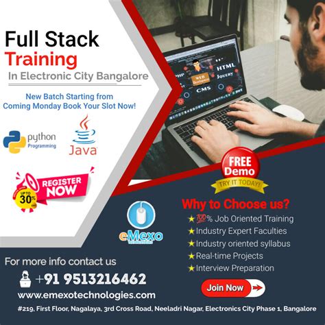 Full Stack Certification Training Template Postermywall