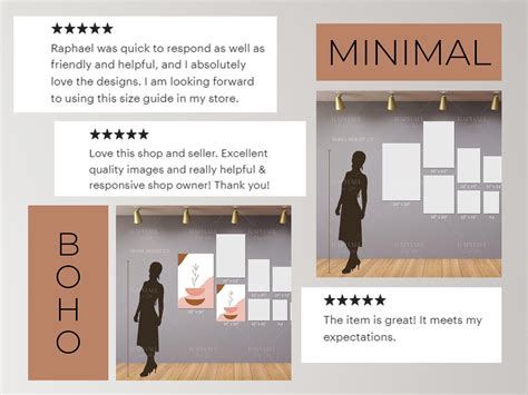 Canvas Size Guide PDF Canva Wall Art Size Guide Print Size Guide Artwork Size Guide