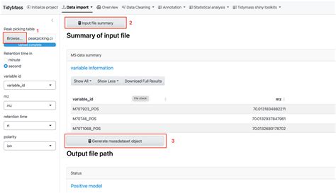 2 Upstream Data Processing Tutorials For Tidymass Shinyapp