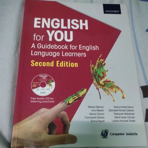 English For You A Guidebook For English Language Learners Second