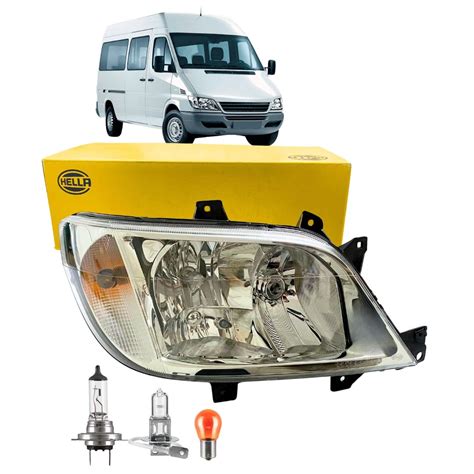 Farol Para Sprinter 414 Ngt 416 Cdi 1995 A 2006 Ld Hella