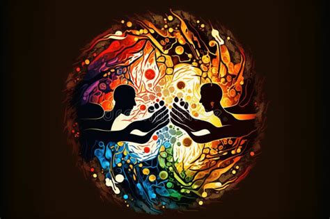 Unity Abstract Art Generative Ai Stock Illustration Illustration Of